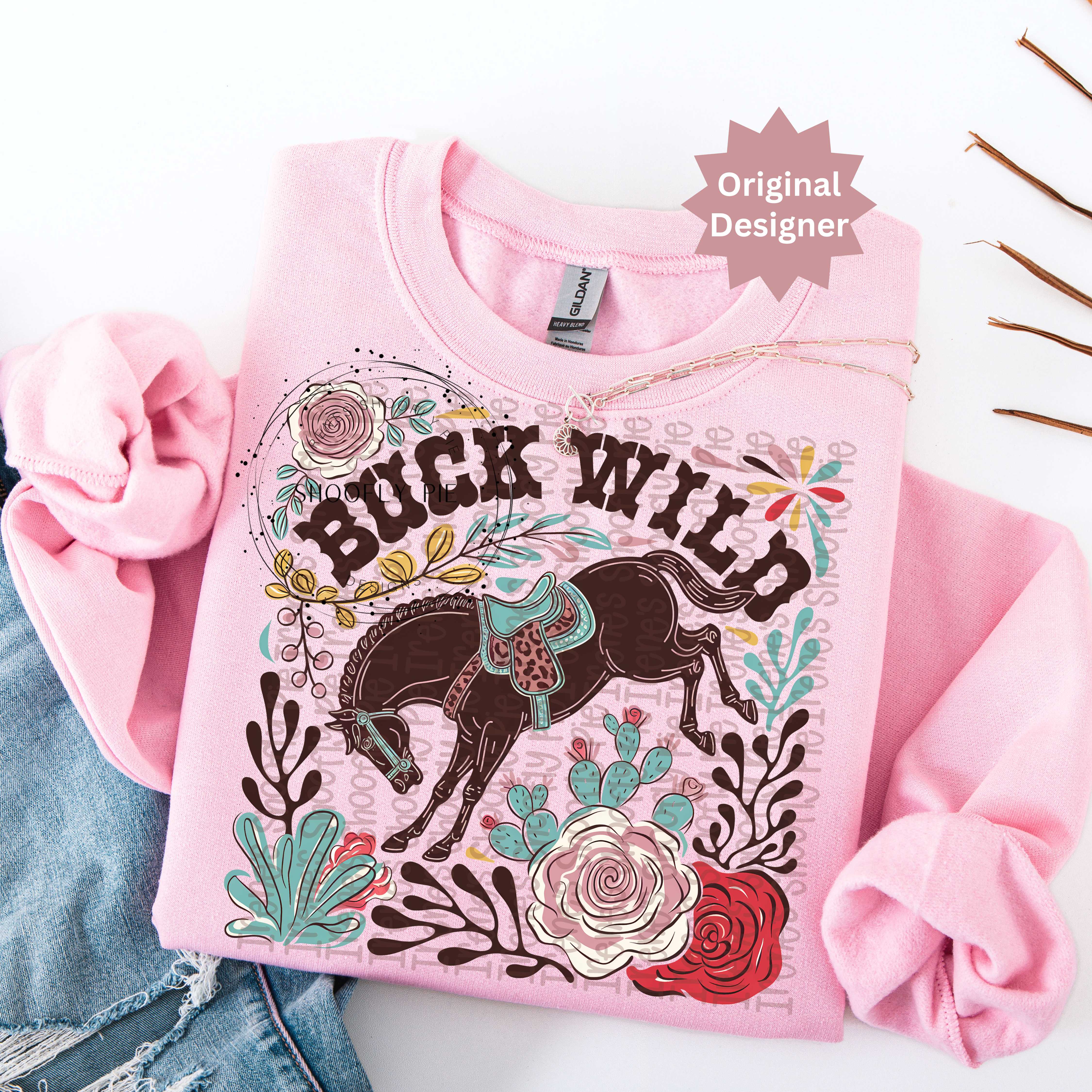 Buck Wild Western Rodeo PNG – Irene's Shoofly Pie Designs