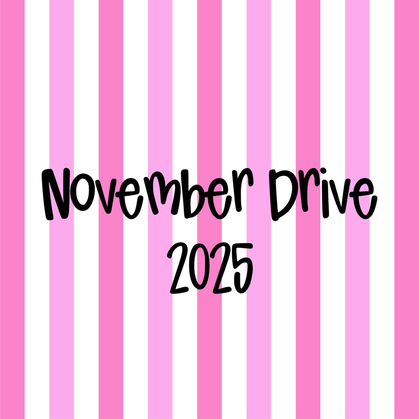 November Drive 2025 – Irene's Shoofly Pie Designs